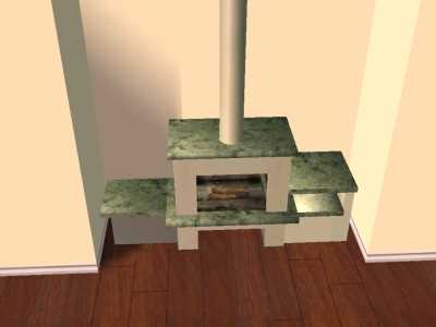 Mod The Sims - Two Fireplace Recolors