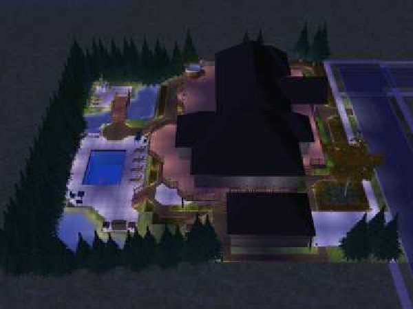 Mod The Sims - Stone Cabin Retreat - Ranch w/ Full Walkout Basement