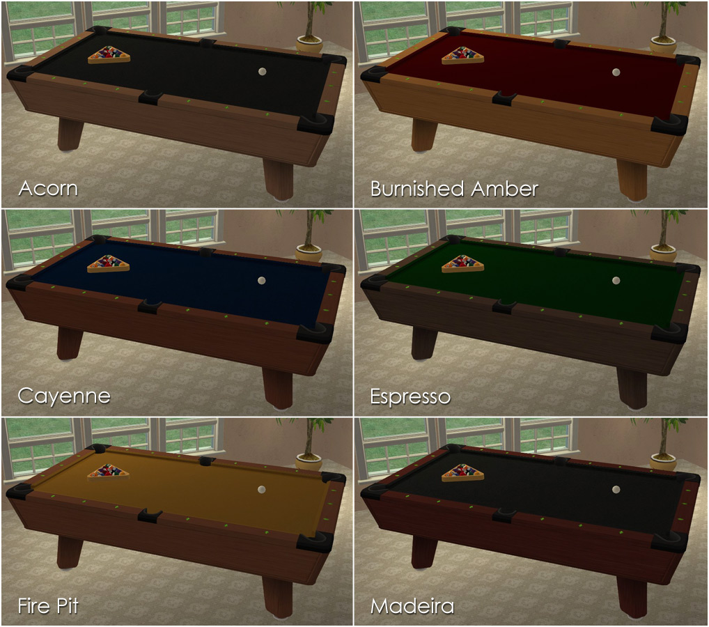 sims pool table