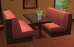 Mod The Sims - Nightlife Table and Sectional Booth Recolors