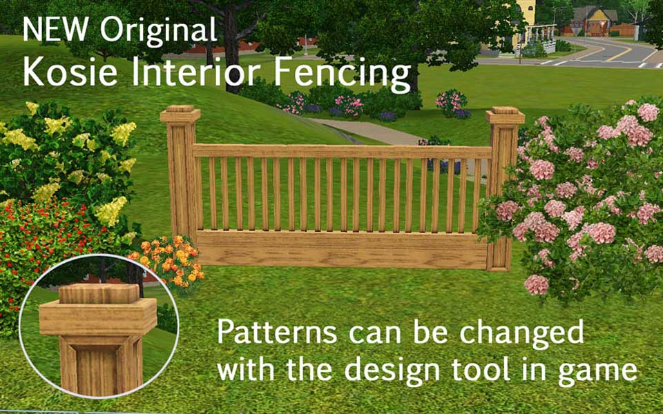 Mod The Sims - 2 hidden fences for the fence category - "Good Fence ...