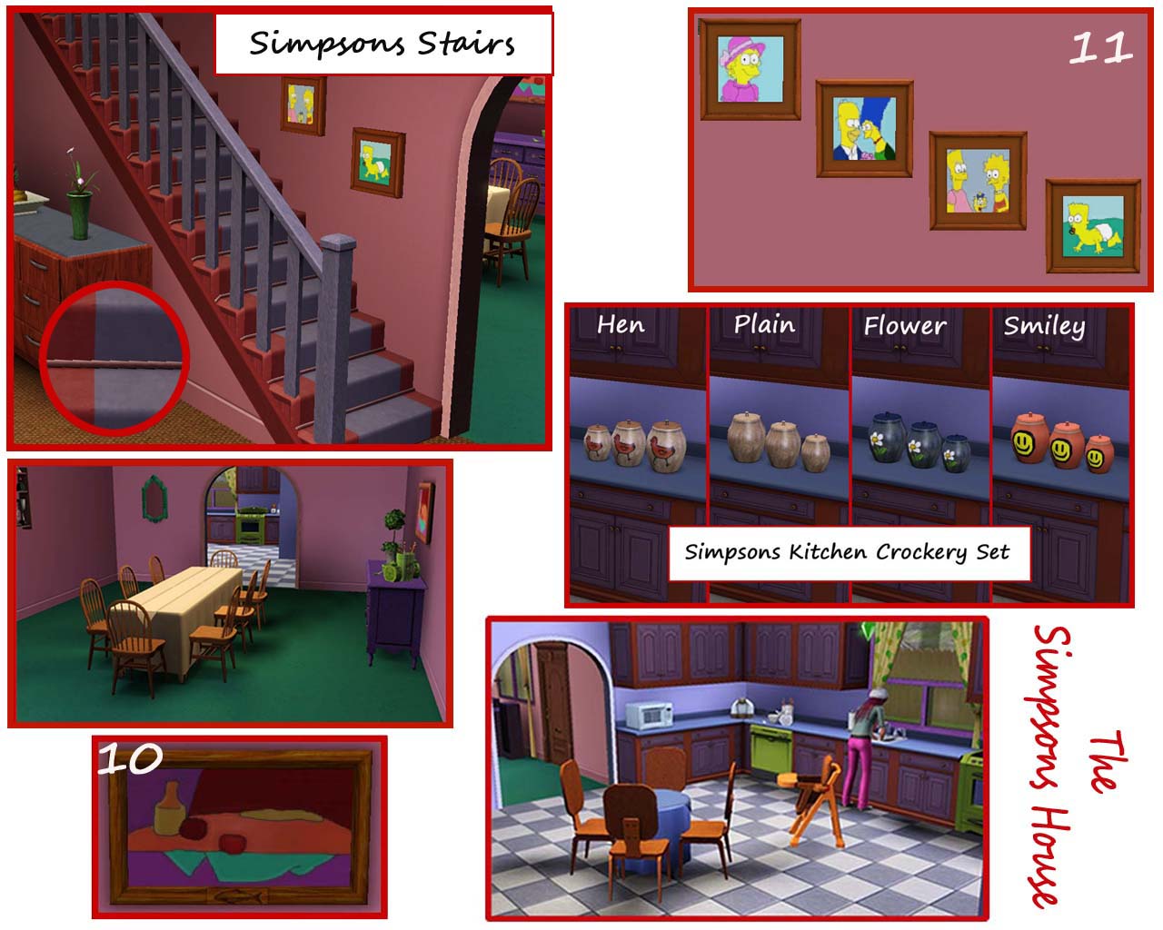 Mod The Sims - The Simpsons House - 742 Evergreen Terrace, Springfield