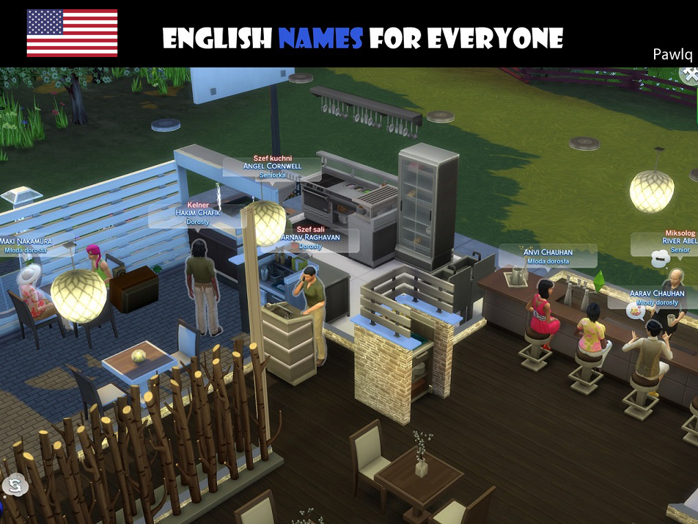 Mod The Sims - English Names For Everyone