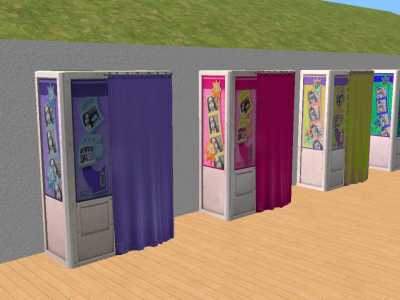 Mod The Sims - Photo Booth Recolours - Set of 5