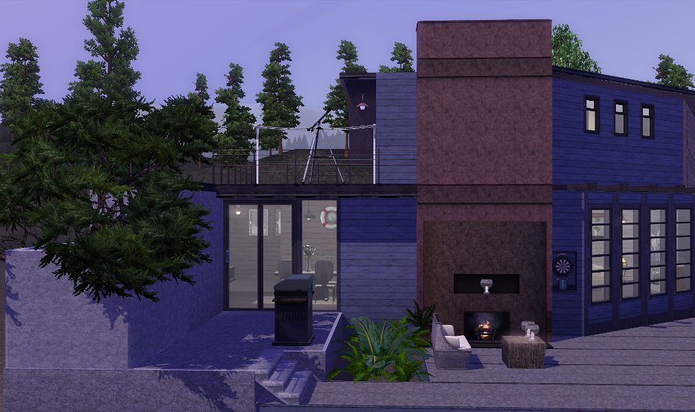 Mod The Sims - The Seascape - Modern sea retreat - NO CC