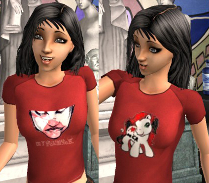 Mod The Sims - Requested "My Chemical Romance" Shirts