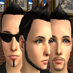 Mod The Sims - 2 Beards and 1 Stubble