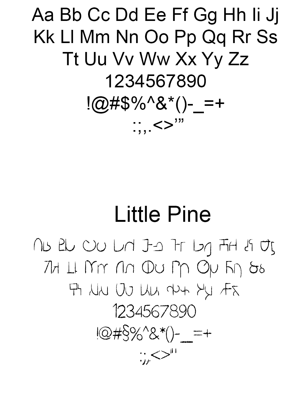 Mod The Sims - Seven Handwritten Simlish Fonts