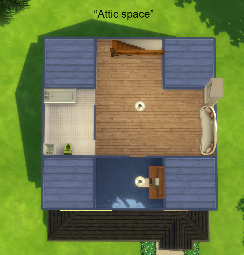 Mod The Sims - 80 Crumplebottom Drive, a TS2 conversion (no CC)