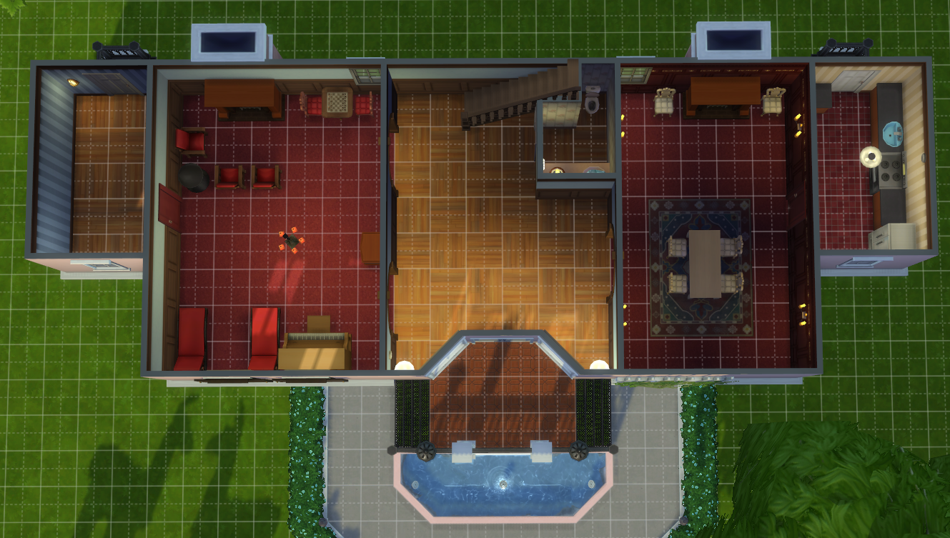 Mod The Sims - Tri-Var House, a Sims 2 Conversion (No CC)