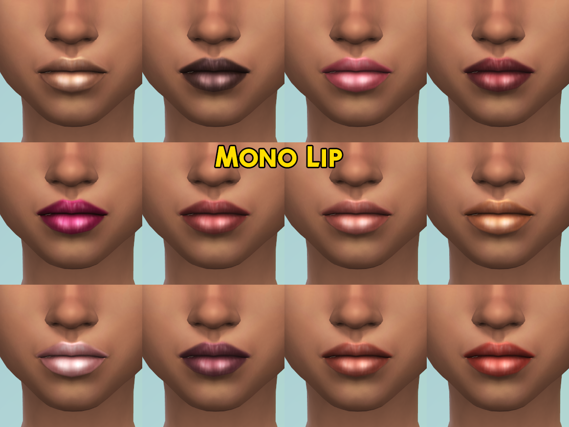 Mod The Sims - TS2 Basegame Lipsticks