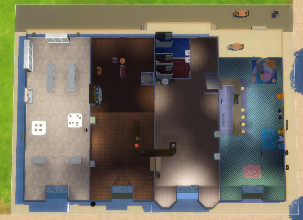 Mod The Sims - 452-498 University Way, a TS2 conversion (No CC)