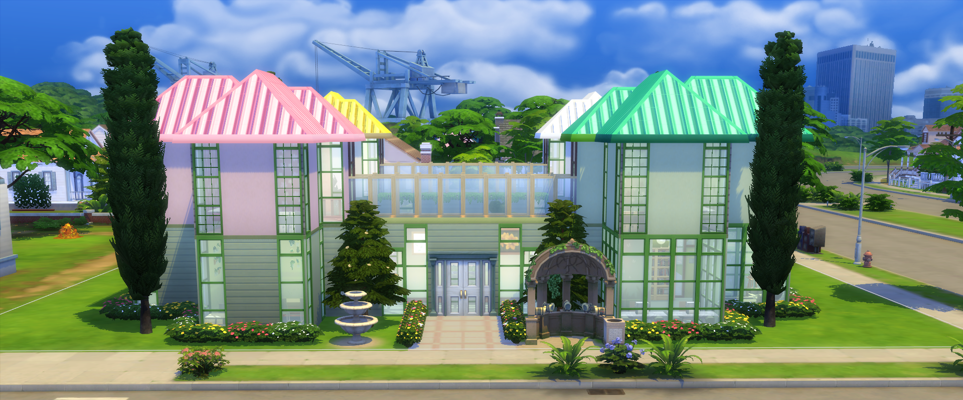 Mod The Sims - Greenhaven Hall, No-CC Student Housing for Plantsims