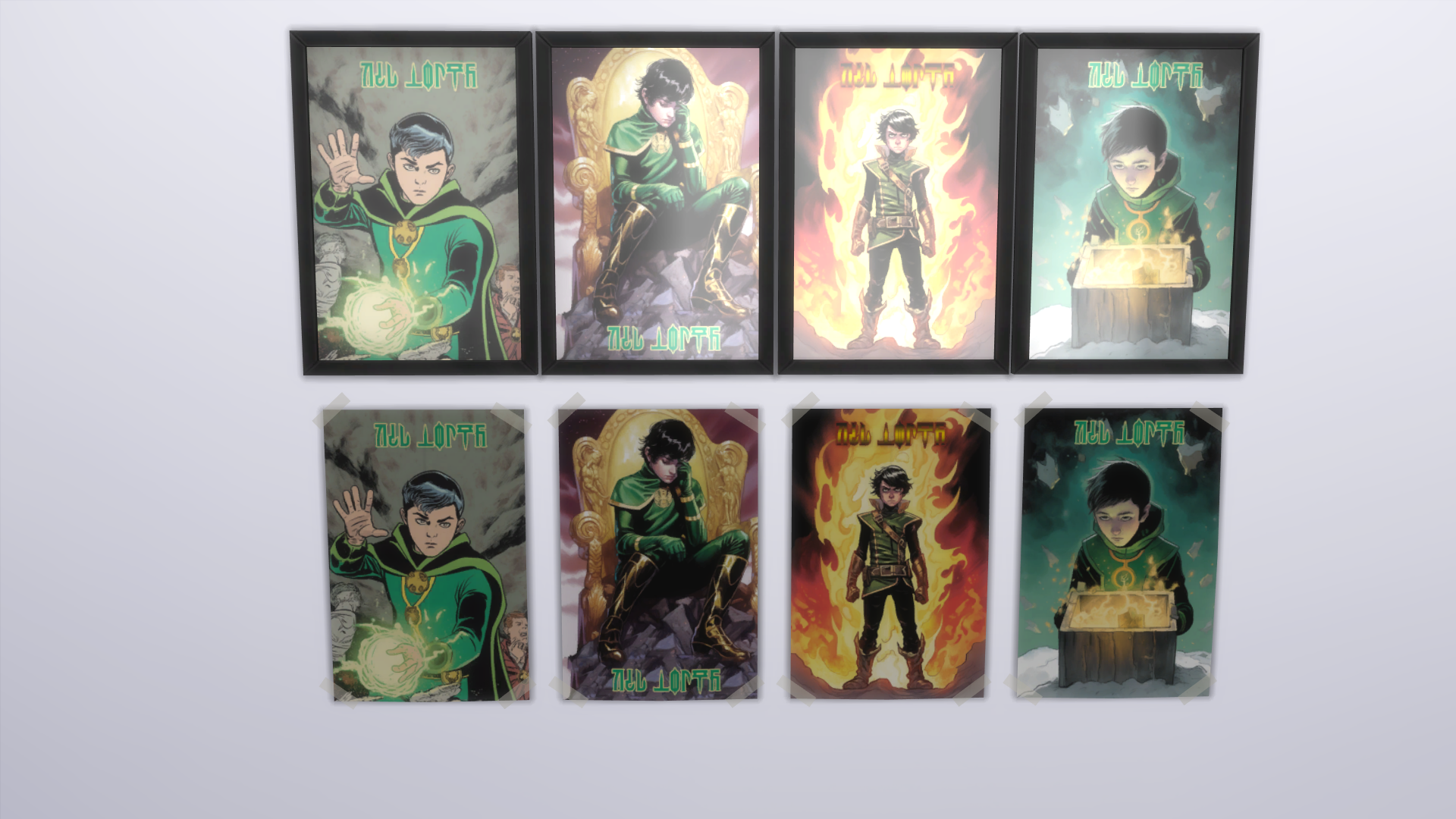 Mod The Sims - Simlish Comic Book Posters, framed and unframed