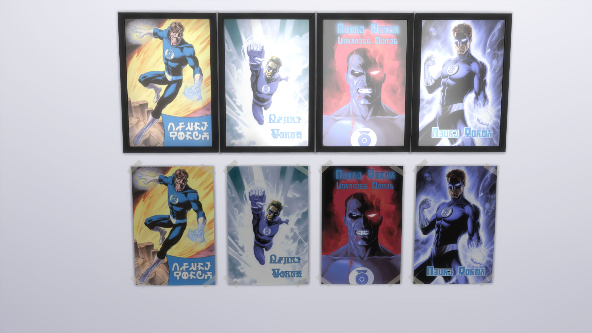 Mod The Sims - Simlish Comic Book Posters, framed and unframed