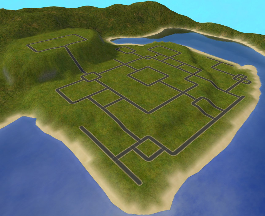 Mod The Sims - My smaller terrain map - Basegame compatible