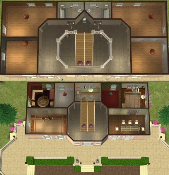 Mod The Sims - Country Manor House with front garden