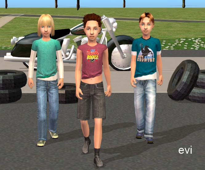 Mod The Sims - evi's Boys!
