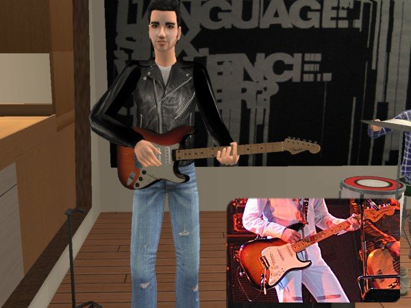 Mod The Sims - Recolour of Atavera's Fender Stratocaster