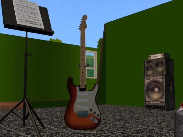 Mod The Sims - Recolour of Atavera's Fender Stratocaster