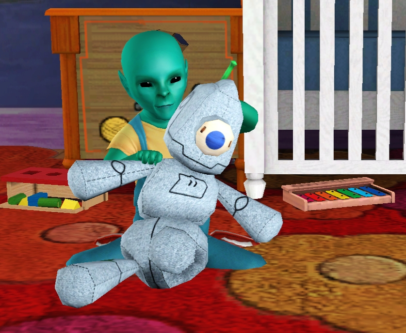 Mod The Sims - TS2 Conversion - Little Hal The Servo Plushie