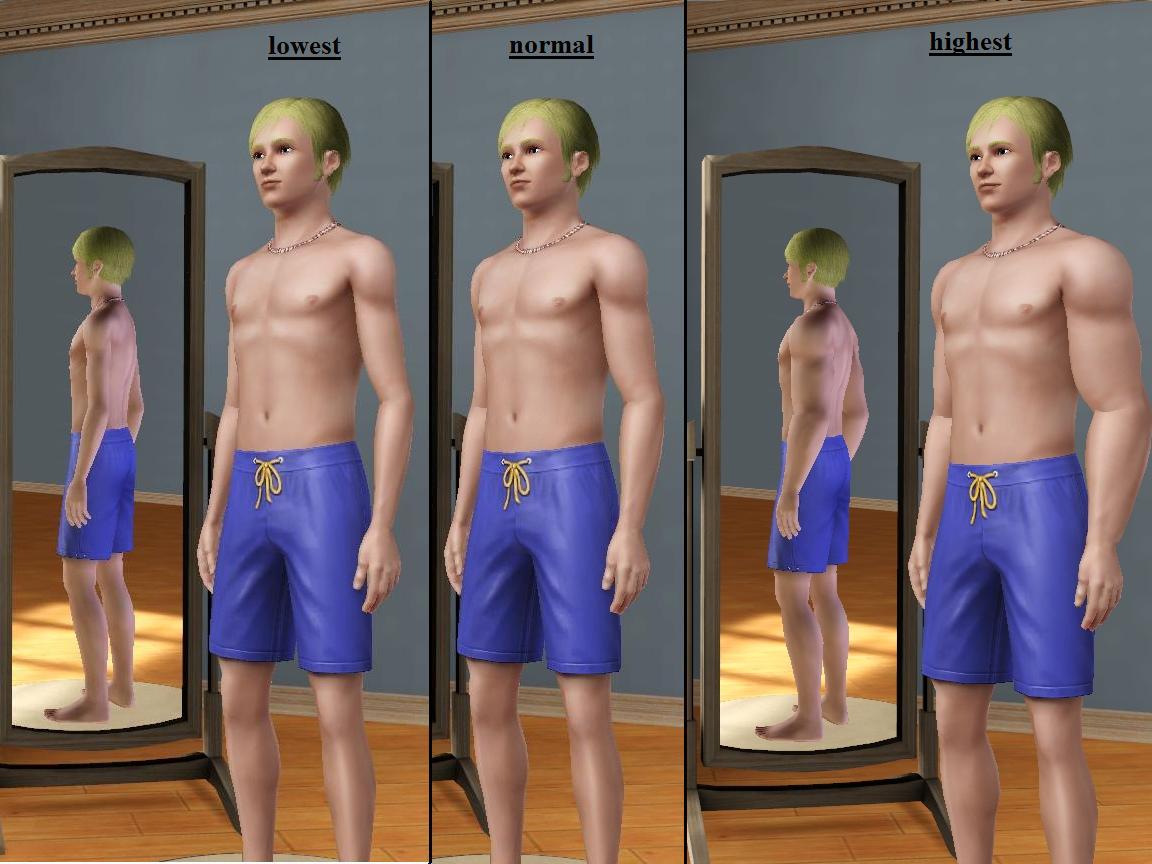 Sims 3 Muscle Slider Mod