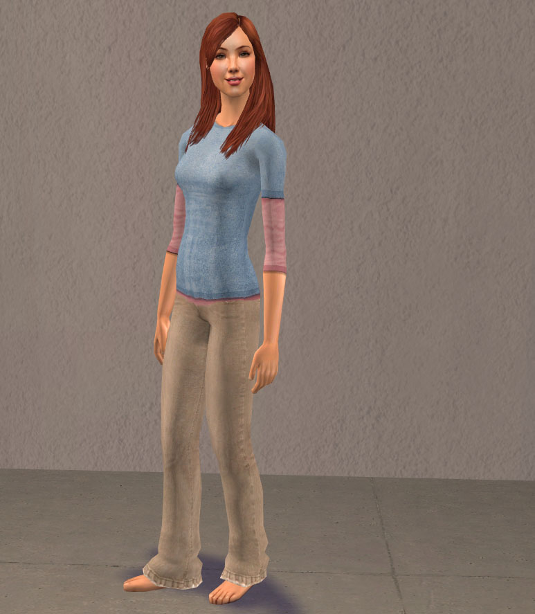 Mod The Sims - Fanseefem Casuals - Untuckable Shirts + Slouchy Jeans ...