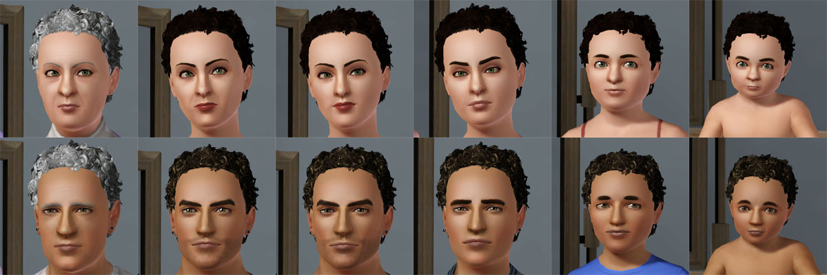 sims 3 dramatic curls