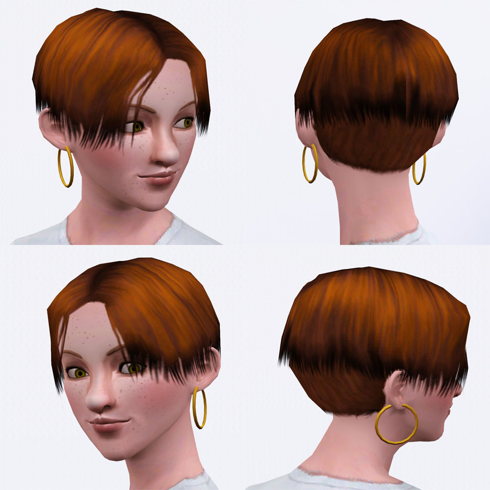 Mod The Sims - TS2toTS3: Short Mop Hair (All Ages, Both genders!)