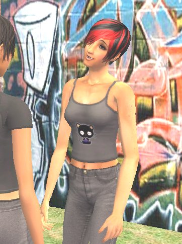 Mod The Sims - ChocoCat Top for Adult Sim