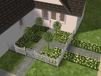 Mod The Sims - another ranch type starter home.