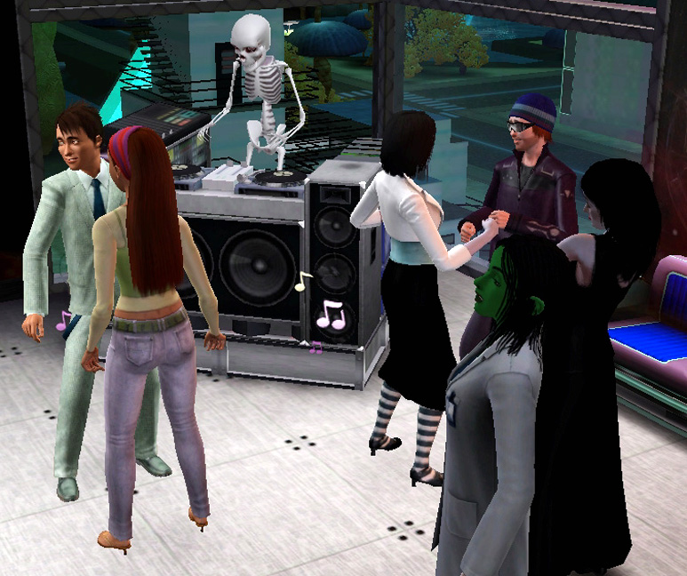 Mod The Sims - Sims 2 DJ Booth for Showtime