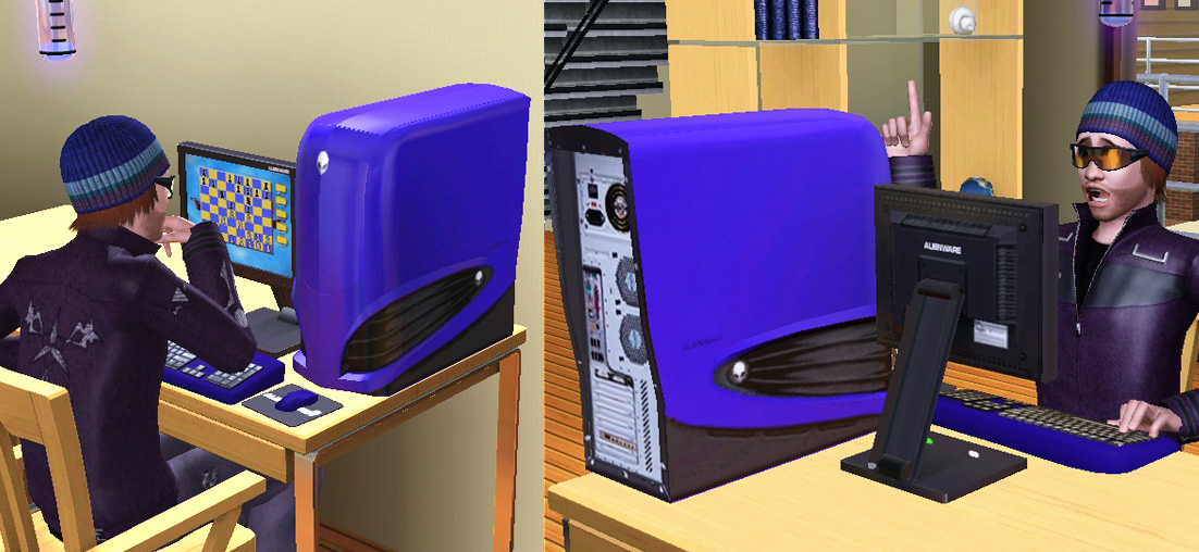 Mod The Sims - MaxoidMonkey's Alienware Computer - Sims 2 Conversion