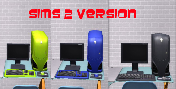 Mod The Sims - MaxoidMonkey's Alienware Computer - Sims 2 Conversion