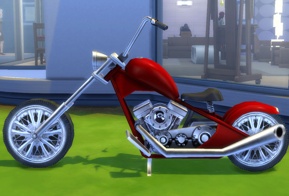 Mod The Sims - Sittable Motorcycle - TS3 conversion