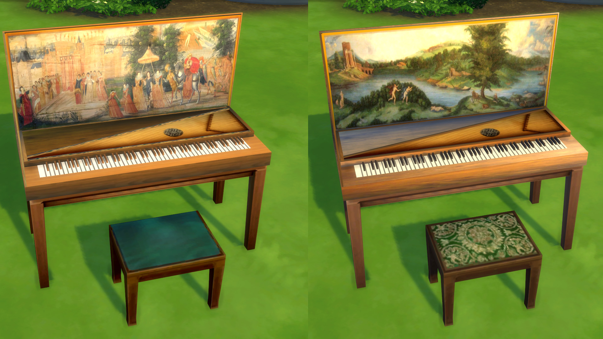Mod The Sims - Medieval/Renaissance-Style Piano