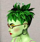 Mod The Sims - Sims 2 Plantsim Hair for Male and Female, Teen to Elder