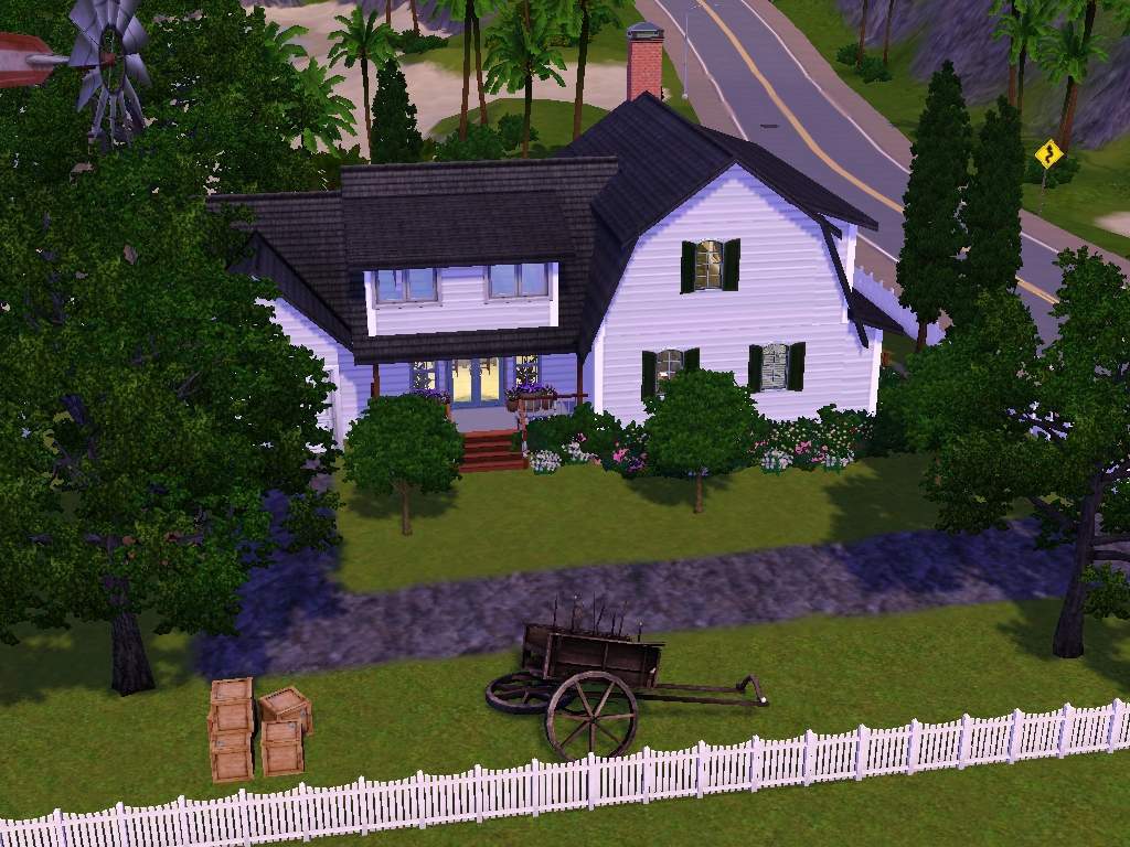 Mod The Sims - Country Charm Farms: A farmhouse for your rural sims!