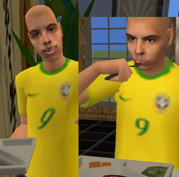 Mod The Sims - Ronaldo, football (soccer) player.