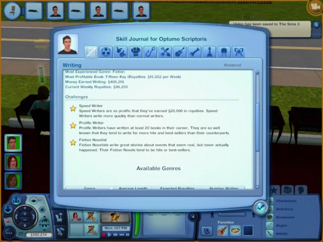 Mod The Sims - Solace In Sound's Writing Mod