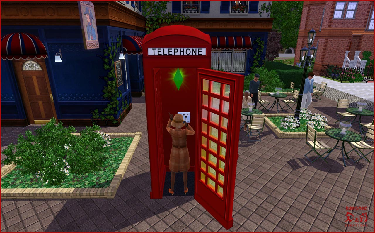 Mod The Sims - Request: British Phone Booth and British Mailbox