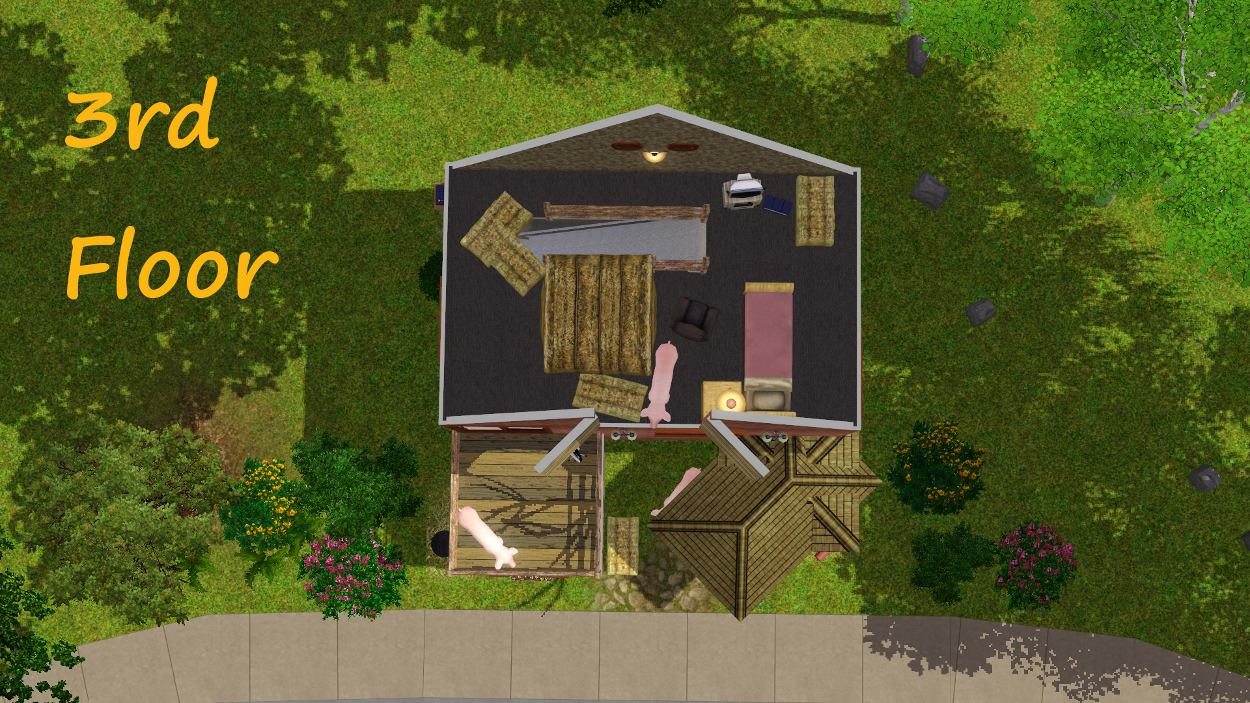 Mod The Sims - 3 Little Pigs House