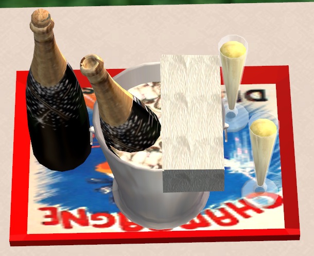 Mod The Sims - * Updated 12/30: 3 meshes of my Champagne set, Original ...