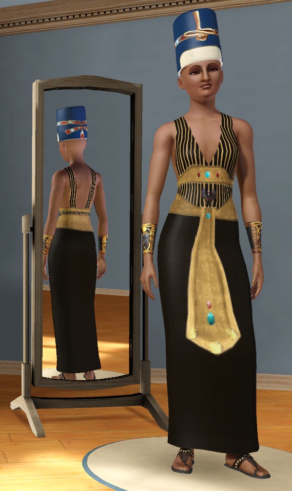 Mod The Sims - Ancient Egyptian Outfit for AF