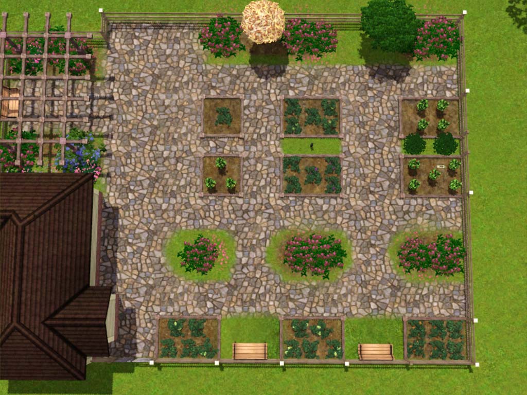 Mod The Sims - Small Farm house with huge harvestable garden [under 16k]