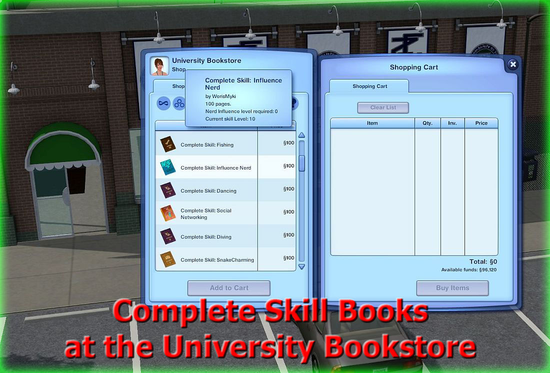 Mod The Sims - Non Default - Complete Skill Books Revised