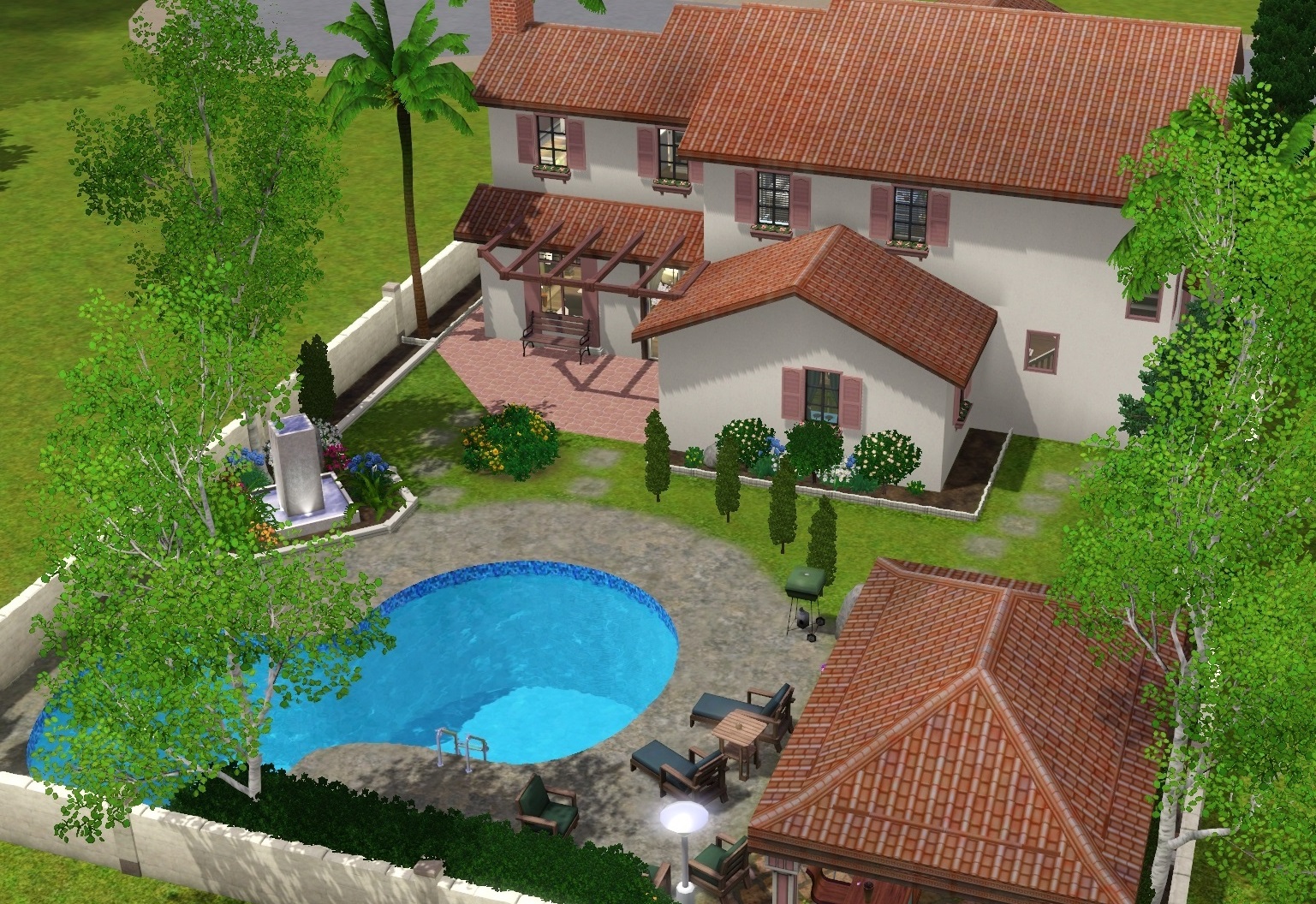 Sims 3 Spanish House