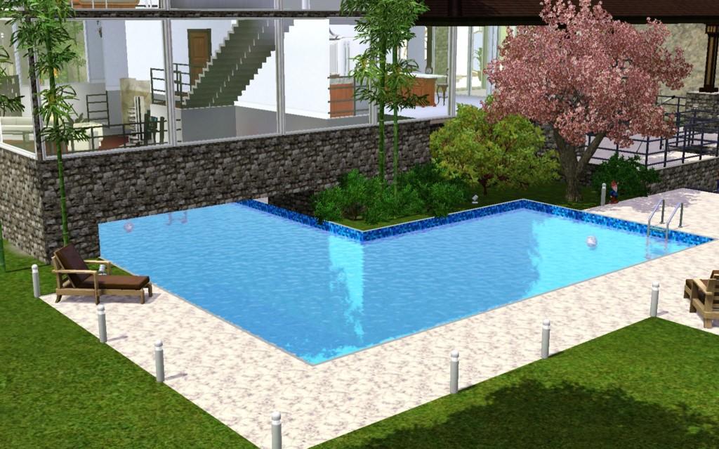 Mod The Sims - 53 Waterfall Way Split Level w/ Basement & Indoor ...