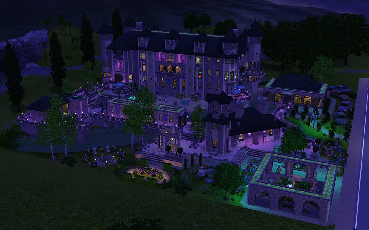 Mod The Sims - The Fantasy Mansion (no CC)