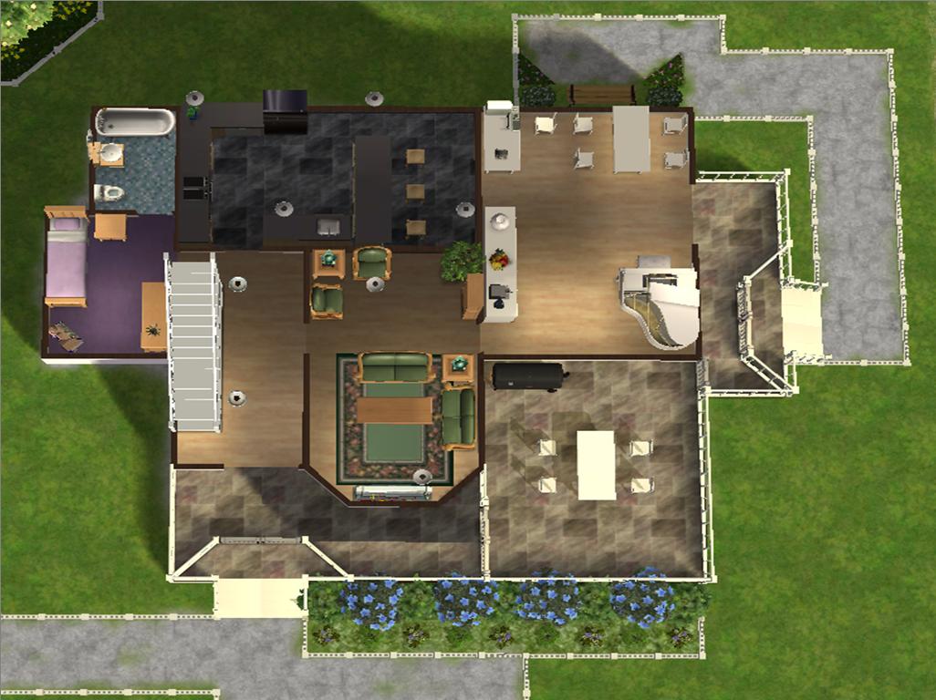 Sims 3 Family House Blueprints